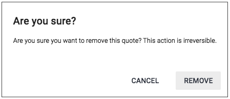 How to delete a quote? – Archdesk