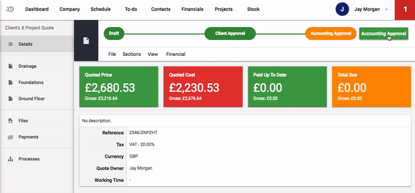 Creating Quotes, Budgeting and Tracking Project Financials – Archdesk