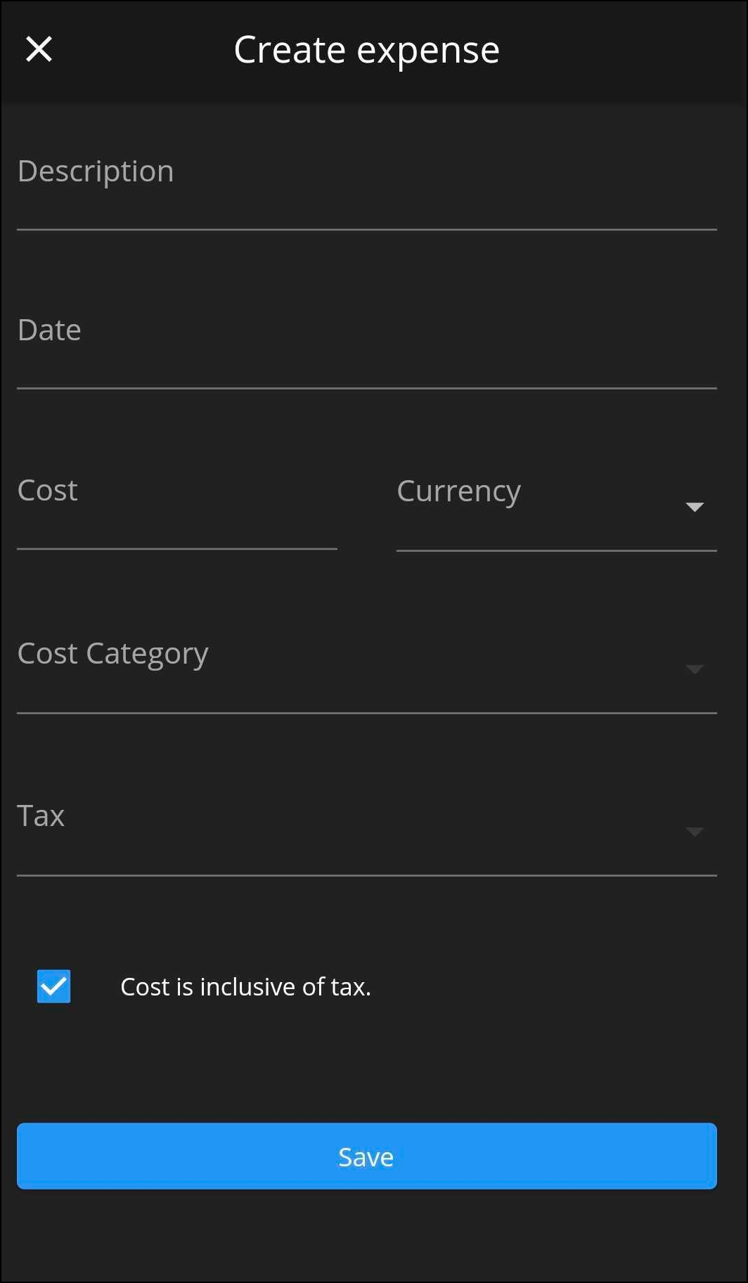 How to add an expense on Archdesk Mobile App? – Archdesk